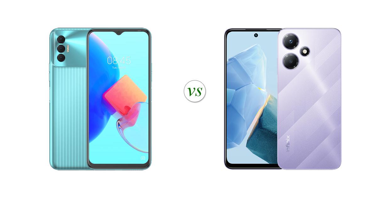 TECNO Spark 8P vs INFINIX Hot 30 Play: Side by Side Specs Comparison