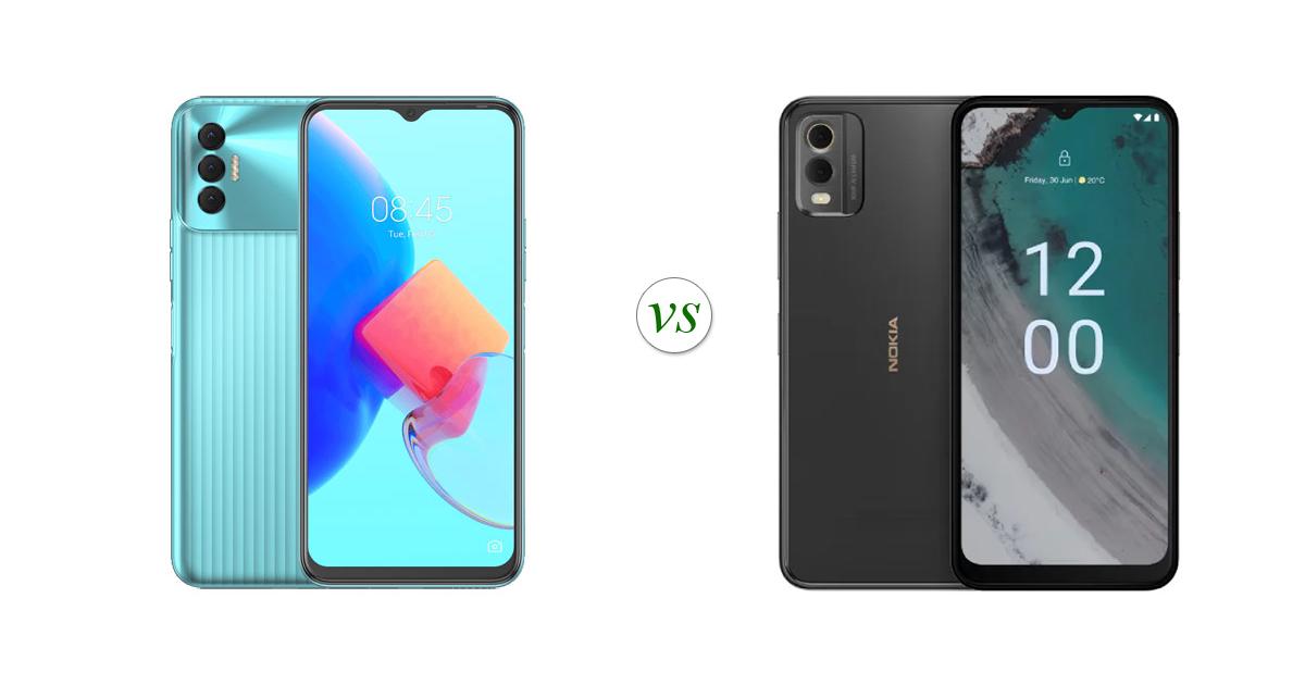 TECNO Spark 8P vs Nokia C32: Side by Side Specs Comparison
