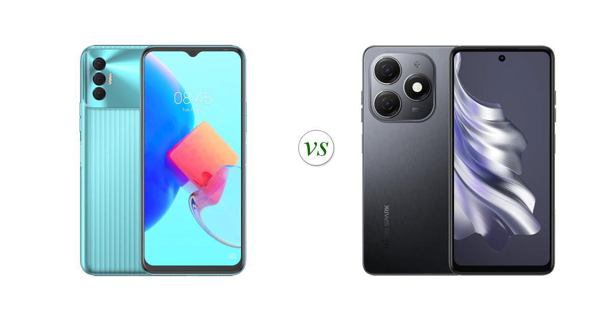 TECNO Spark 8P vs TECNO SPARK 20: Side by Side Specs Comparison