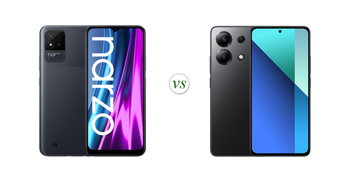 realme narzo 50i vs Redmi Note 13: Side by Side Specs Comparison