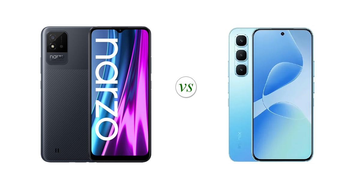 realme narzo 50i vs Infinix HOT 60 Pro: Side by Side Specs Comparison