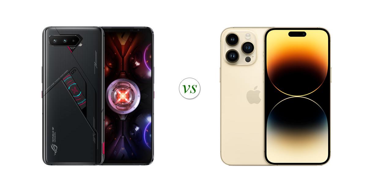 ASUS ROG Phone 5s Pro vs Apple iPhone 14 Pro Max: Side by Side Specs ...