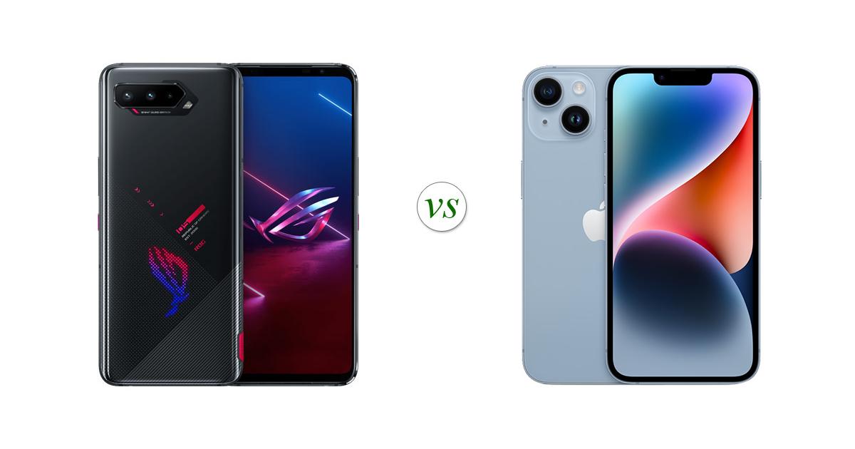 ASUS ROG Phone 5s vs Apple iPhone 14: Side by Side Specs Comparison