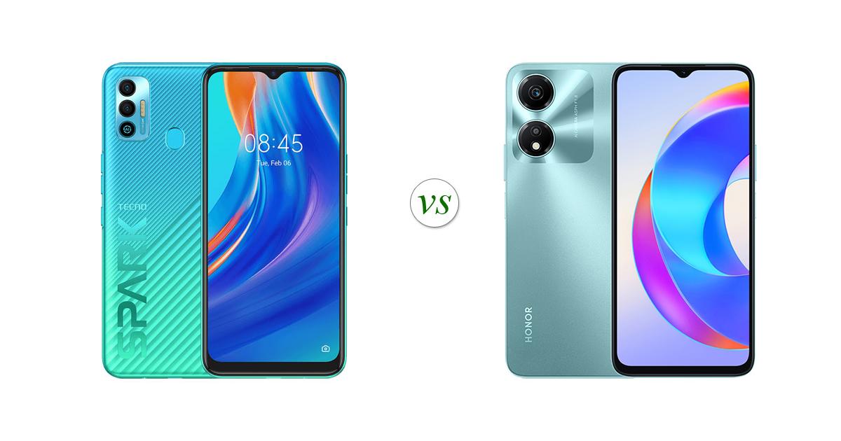 TECNO Spark 7T vs HONOR X5 Plus: Side by Side Specs Comparison