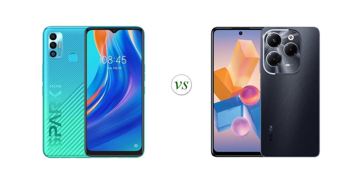 TECNO Spark 7T vs Infinix HOT 40 Pro: Side by Side Specs Comparison