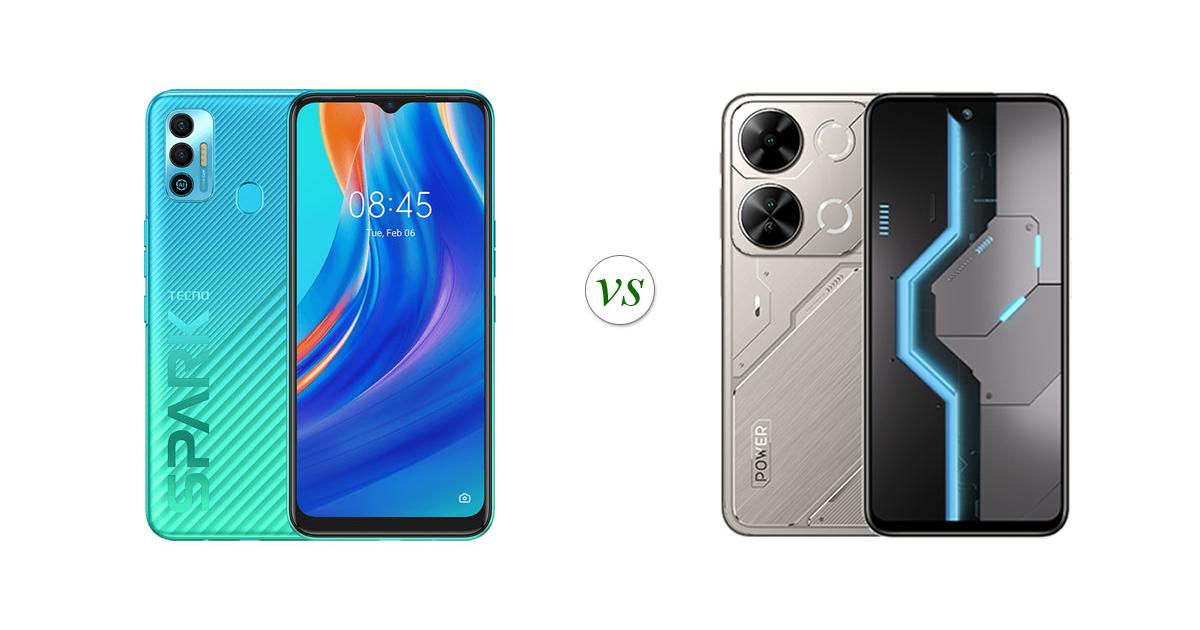 TECNO Spark 7T vs itel P65: Side by Side Specs Comparison