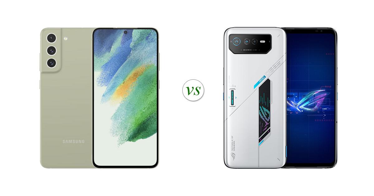 Samsung Galaxy S21 FE 5G vs ASUS ROG Phone 6: Side by Side Specs Comparison