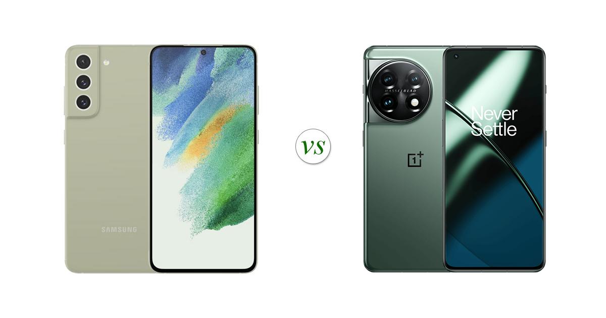 Samsung Galaxy S21 FE 5G vs OnePlus 11 5G: Side by Side Specs Comparison