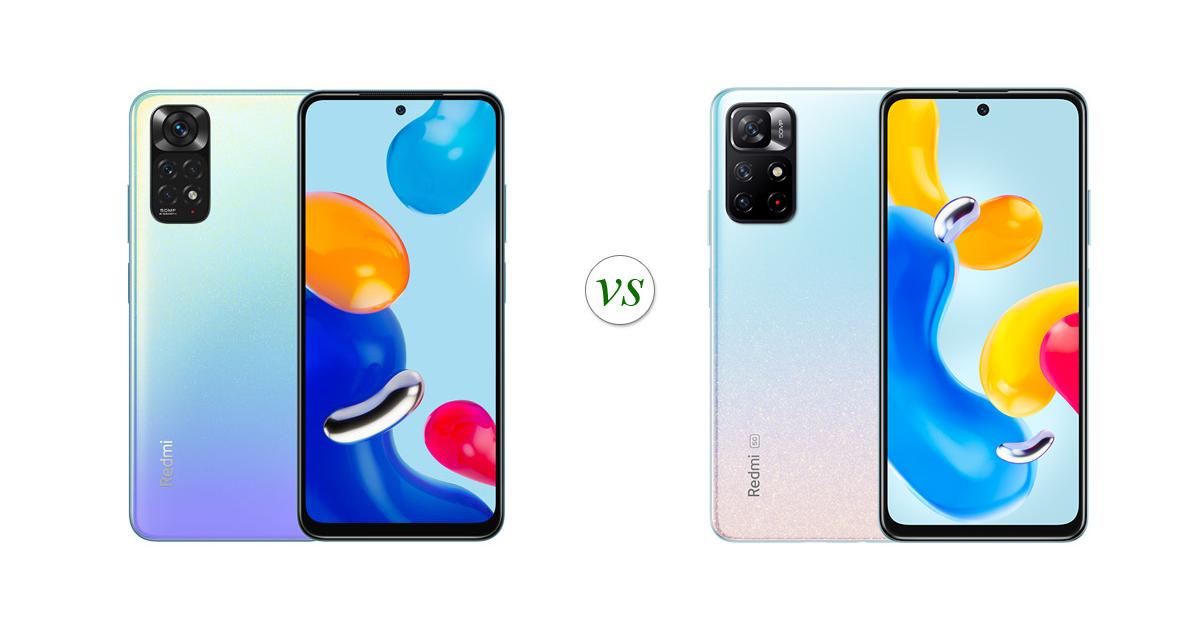 Xiaomi Redmi Note 11 vs Xiaomi Redmi Note 11s 5G: Side by Side Specs ...
