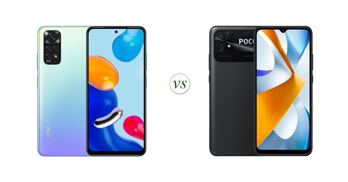 Xiaomi Redmi Note 11 vs POCO C40: Side by Side Specs Comparison
