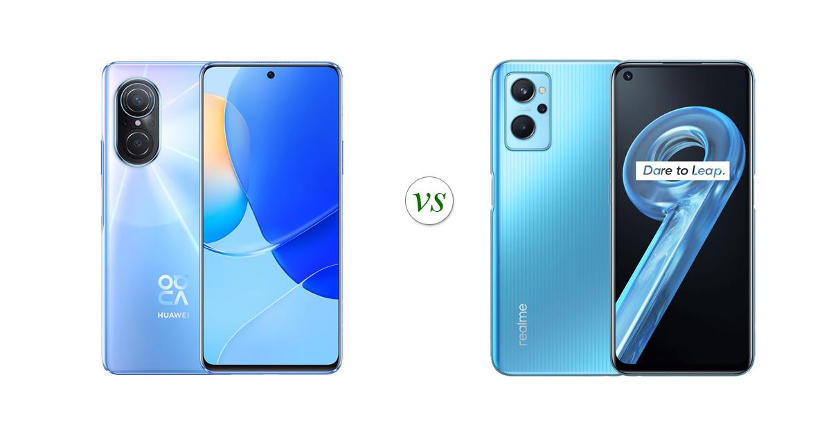Huawei nova 9 SE vs realme 9i: Side by Side Specs Comparison