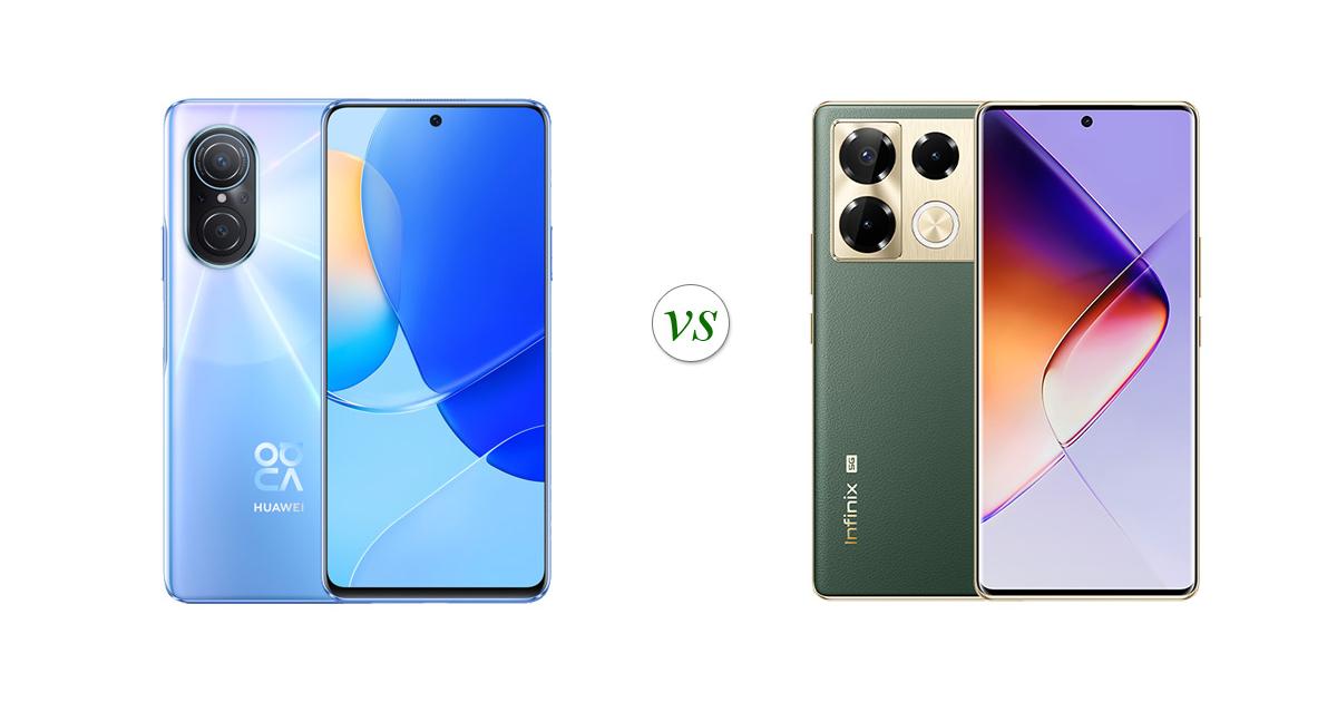 Huawei nova 9 SE vs Infinix NOTE 40 Pro: Side by Side Specs Comparison