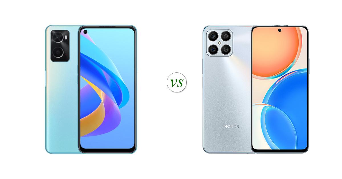 OPPO A76 vs HONOR X8: Side by Side Specs Comparison