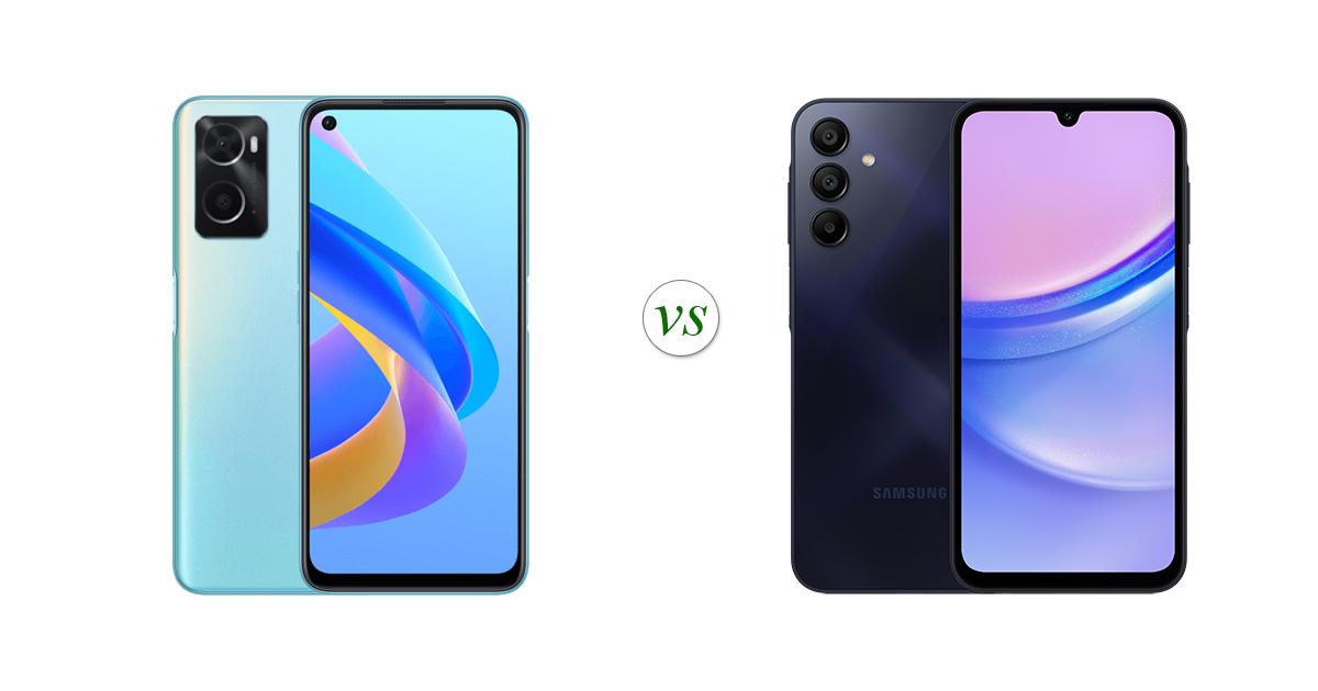 OPPO A76 vs Samsung Galaxy A15: Side by Side Specs Comparison