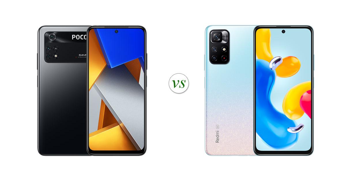 POCO M4 Pro vs Xiaomi Redmi Note 11s 5G: Side by Side Specs Comparison