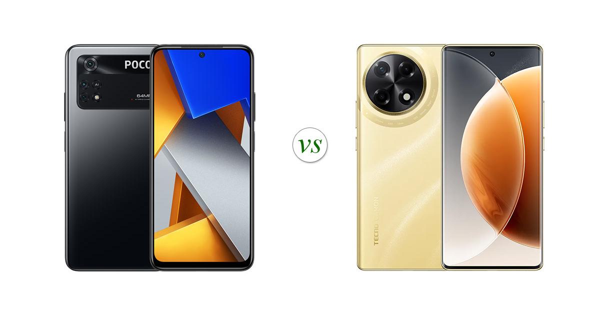 POCO M4 Pro vs TECNO CAMON 30S: Side by Side Specs Comparison