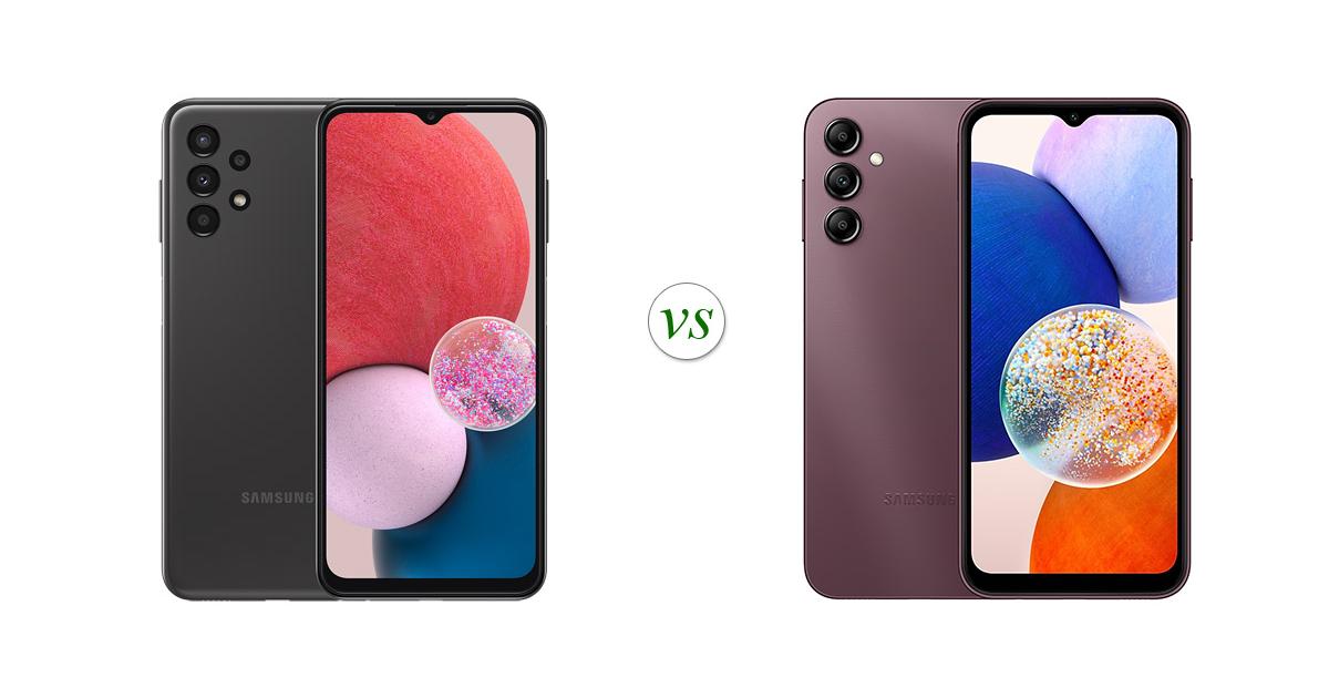 Samsung Galaxy A13 vs Samsung Galaxy A14 5G: Side by Side Specs Comparison