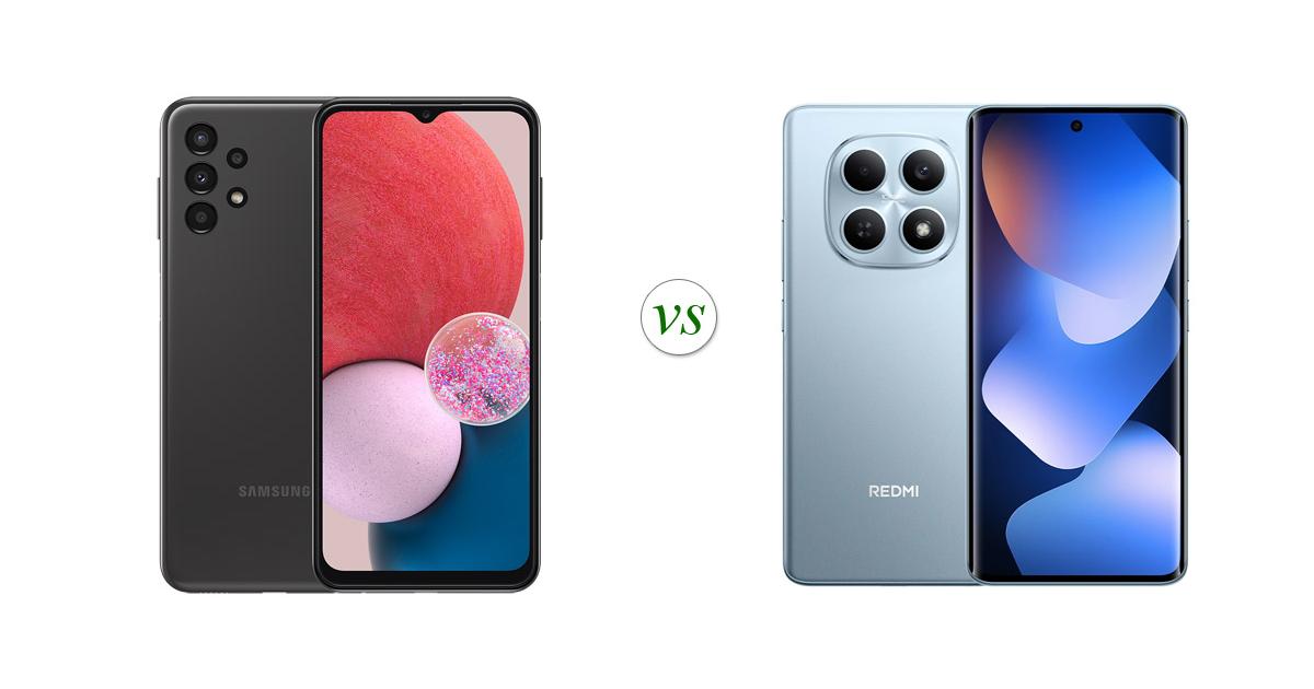 Samsung Galaxy A13 vs Redmi Note 15: Side by Side Specs Comparison