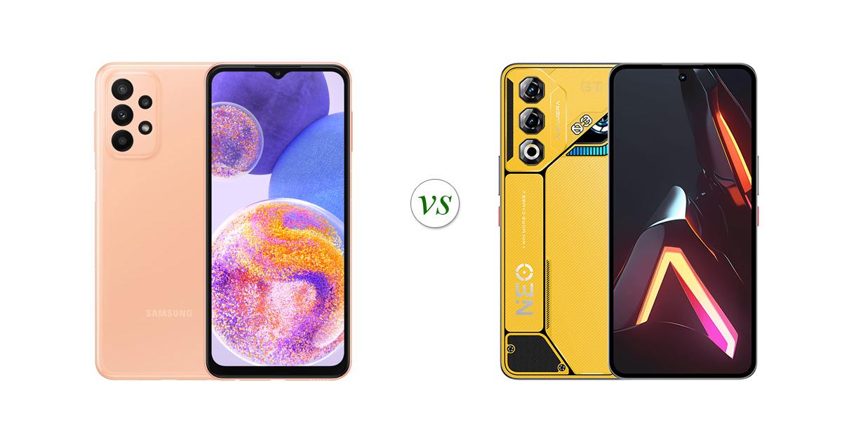 Samsung Galaxy A23 vs nubia Neo 3 GT 5G: Side by Side Specs Comparison