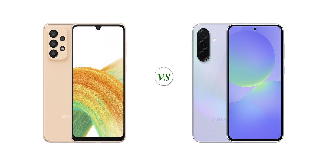 Samsung Galaxy A33 5G vs SAMSUNG Galaxy A36 5G: Side by Side Specs ...
