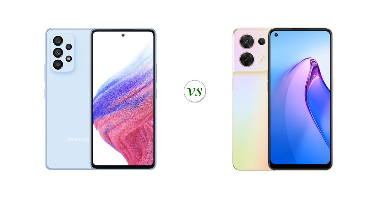 Samsung Galaxy A53 5g Vs Oppo Reno8 5g Side By Side Specs Comparison