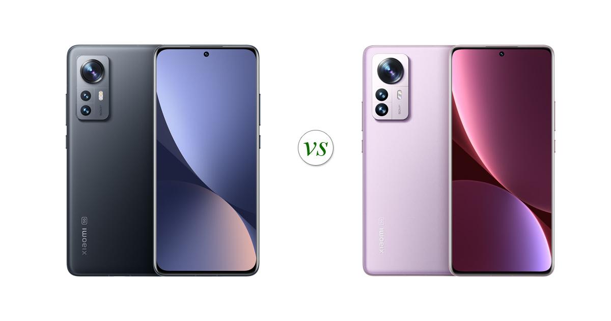 Xiaomi 12 vs Xiaomi 12 Pro: Side by Side Specs Comparison