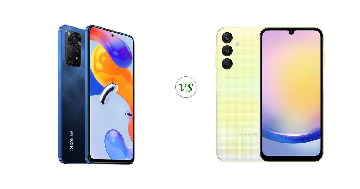 Xiaomi Redmi Note 11 Pro 5G vs Samsung Galaxy A25 5G: Side by Side ...