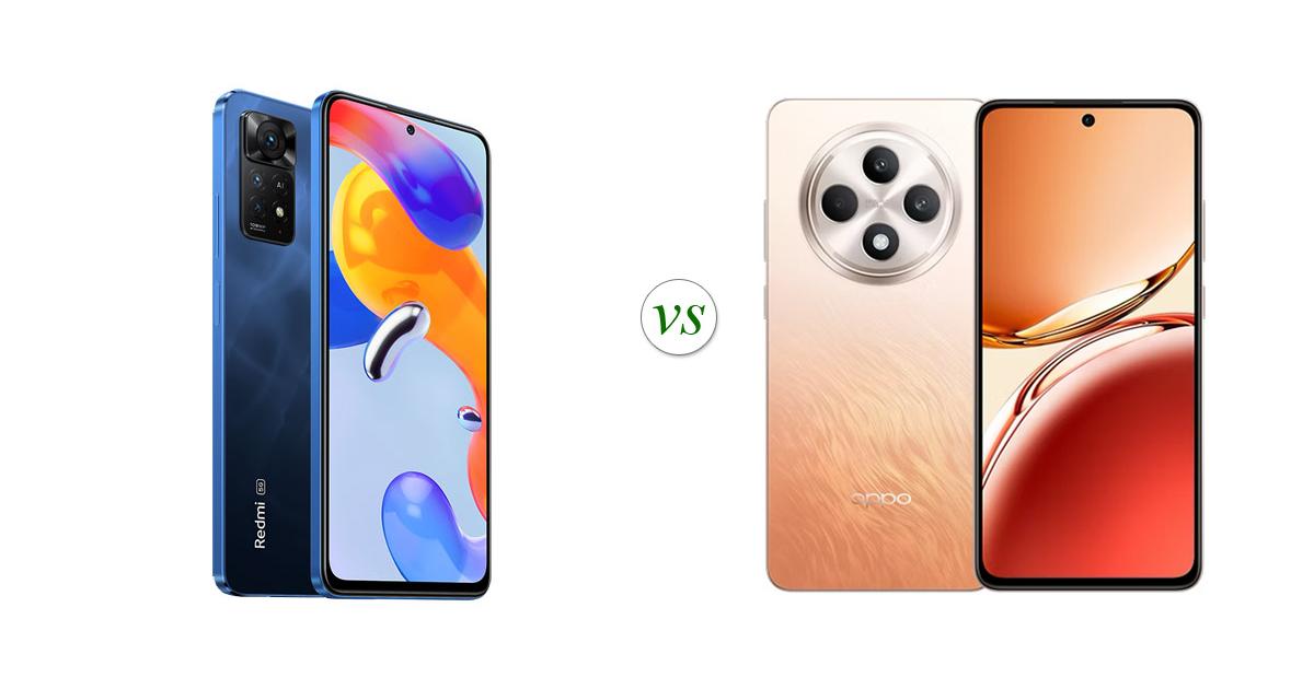 Xiaomi Redmi Note 11 Pro 5G vs OPPO Reno12 F 5G: Side by Side Specs ...