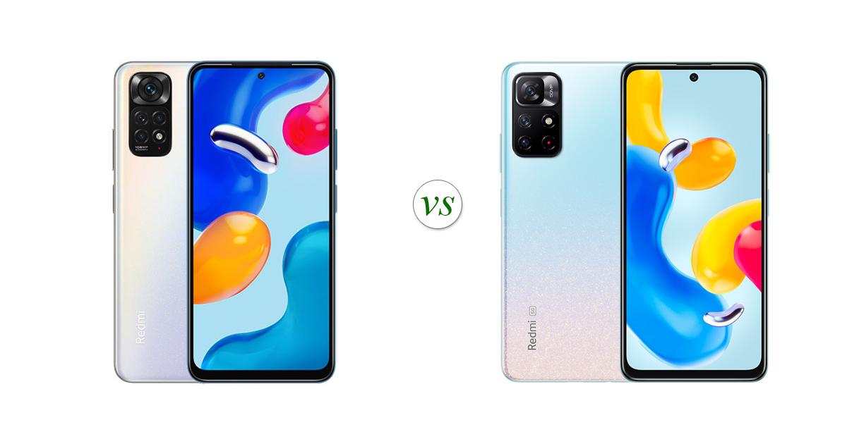 Xiaomi Redmi Note 11s vs Xiaomi Redmi Note 11s 5G: Side by Side Specs ...