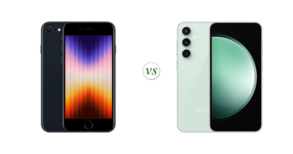 Apple iPhone SE (3rd gen) vs Samsung Galaxy S23 FE: Side by Side Specs ...