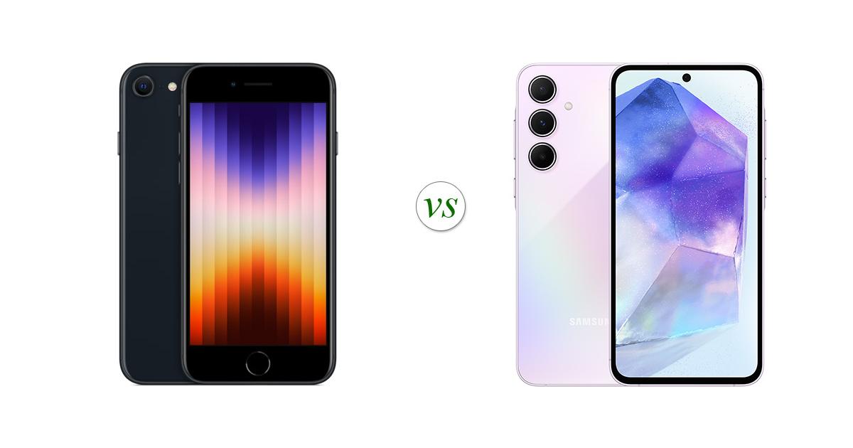 Apple iPhone SE (3rd gen) vs Samsung Galaxy A55 5G: Side by Side Specs ...