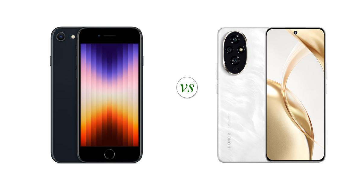 Apple iPhone SE (3rd gen) vs HONOR 200: Side by Side Specs Comparison
