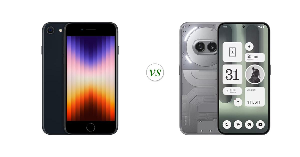 Apple iPhone SE (3rd gen) vs Nothing Phone (2a) Plus: Side by Side ...