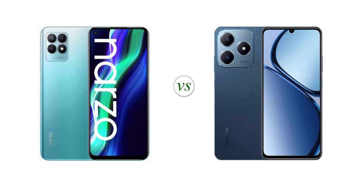 realme narzo 50 vs realme C63: Side by Side Specs Comparison