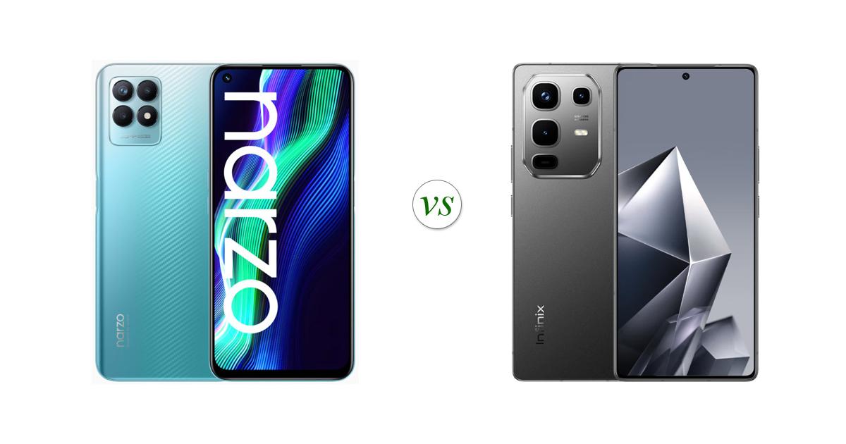realme narzo 50 vs Infinix NOTE 50: Side by Side Specs Comparison