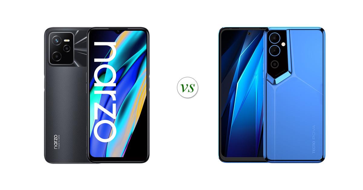 realme narzo 50A Prime vs TECNO POVA Neo 2: Side by Side Specs Comparison