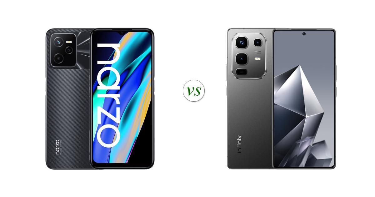 realme narzo 50A Prime vs Infinix NOTE 50: Side by Side Specs Comparison