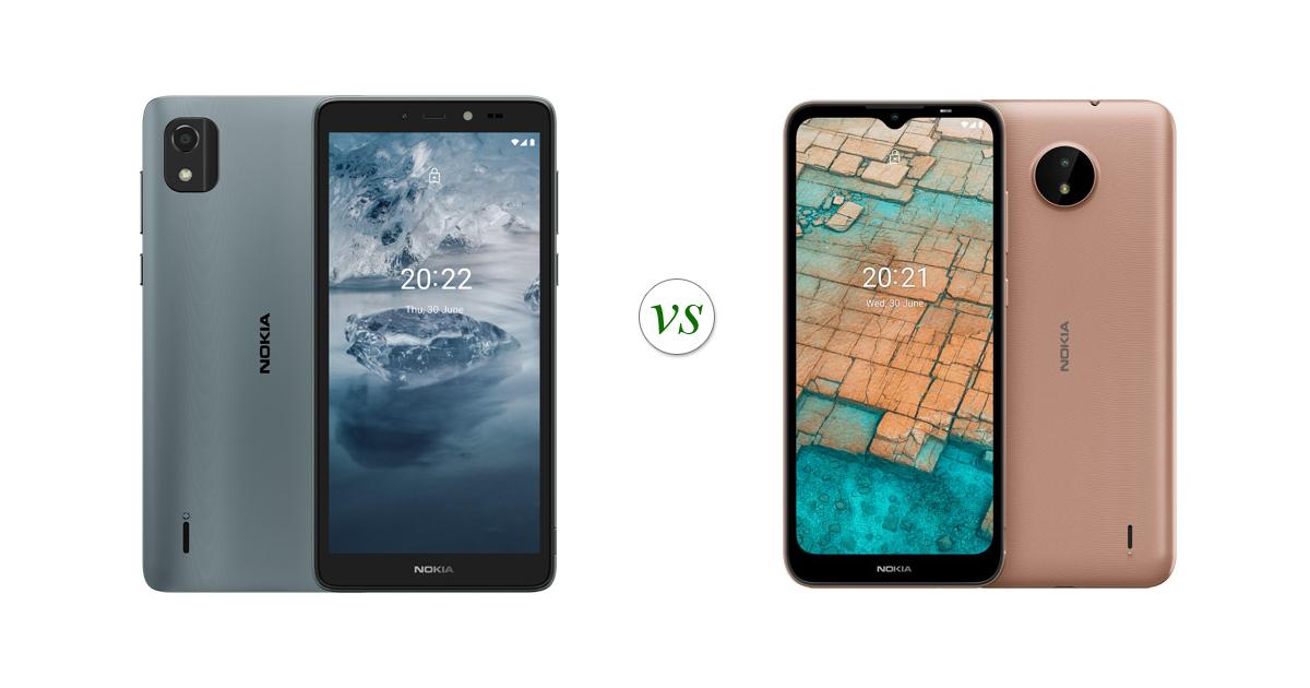 Nokia C2 2nd Edition vs Nokia C20: Side by Side Specs Comparison