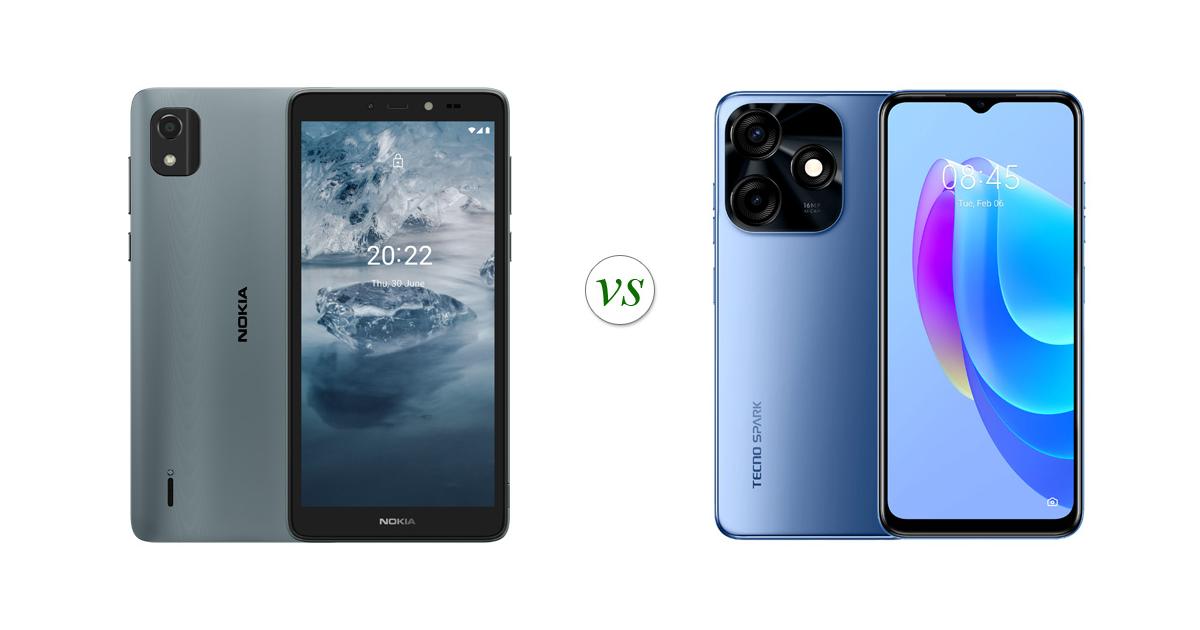 Nokia C2 2nd Edition vs TECNO Spark 10C: Side by Side Specs Comparison