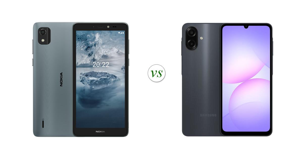 Nokia C2 2nd Edition vs SAMSUNG Galaxy A07: Side by Side Specs Comparison