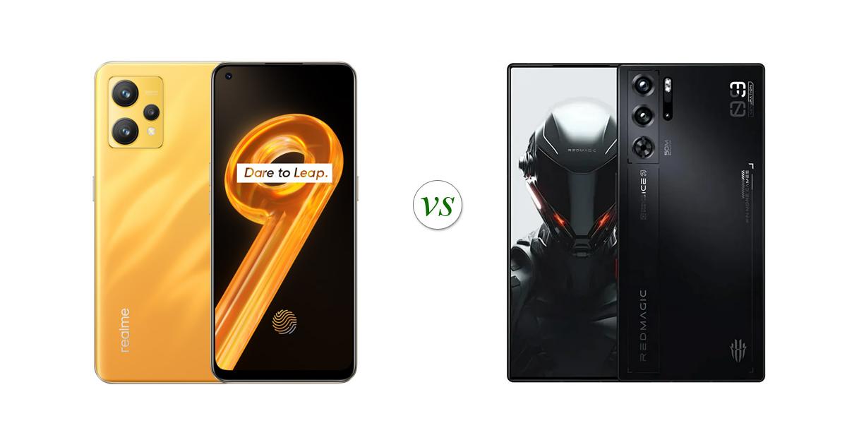 realme 9 vs REDMAGIC 9 Pro: Side by Side Specs Comparison