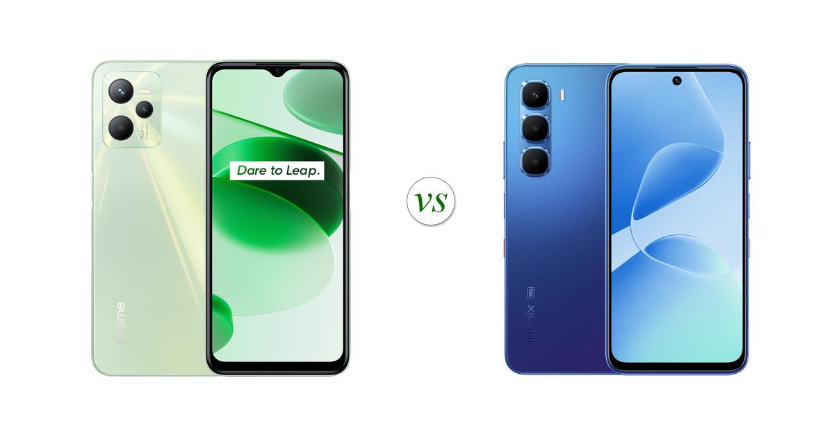realme C35 vs Infinix HOT 60 5G+: Side by Side Specs Comparison