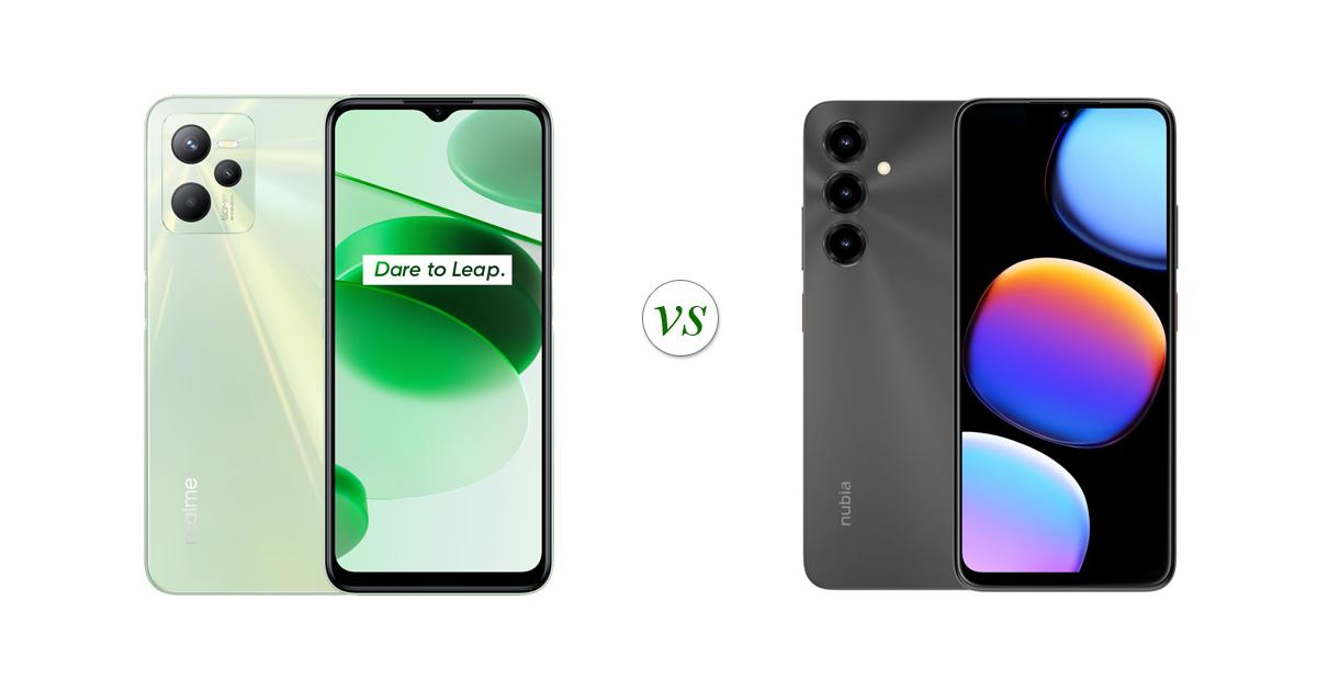 realme C35 vs NUBIA V80 Max: Side by Side Specs Comparison