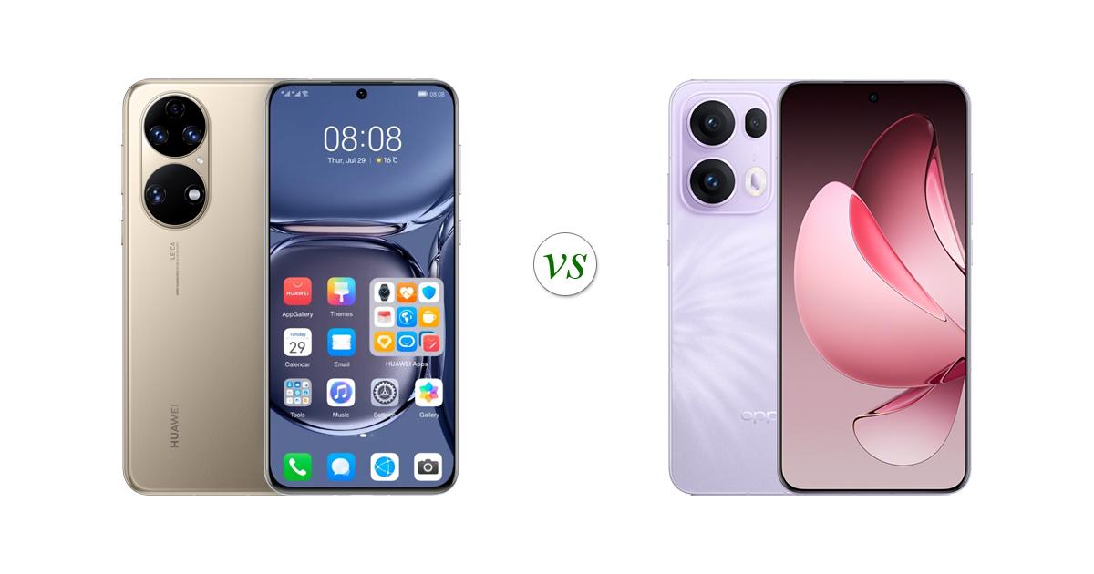 Huawei P50 vs OPPO Reno13 Pro 5G: Side by Side Specs Comparison