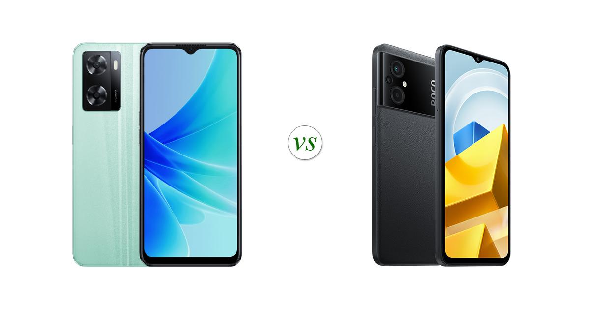 OPPO A57 2022 vs POCO M5: Side by Side Specs Comparison