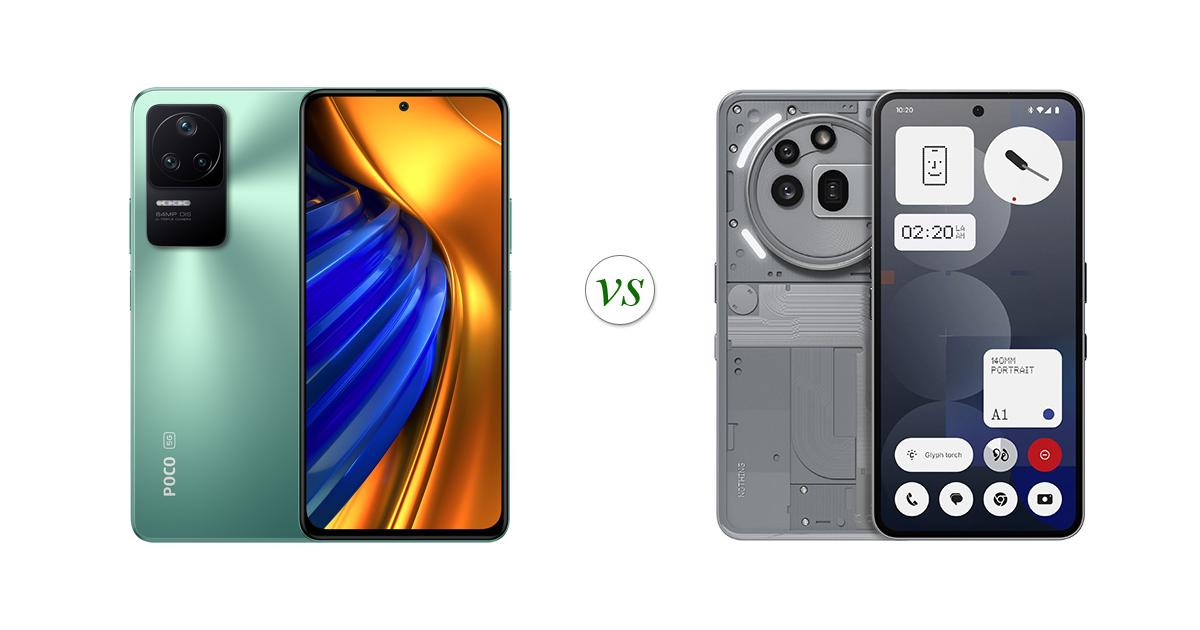 POCO F4 vs Nothing Phone (3a) Pro: Side by Side Specs Comparison