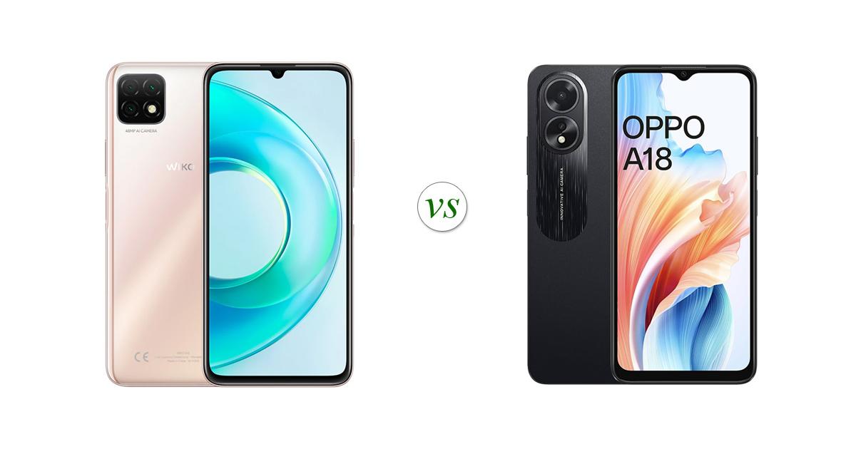 WIKO T3 vs OPPO A18: Side by Side Specs Comparison