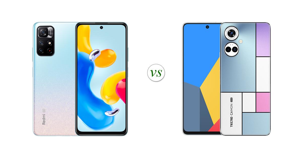 Xiaomi Redmi Note 11s 5G vs TECNO Camon 19 Pro: Side by Side Specs ...