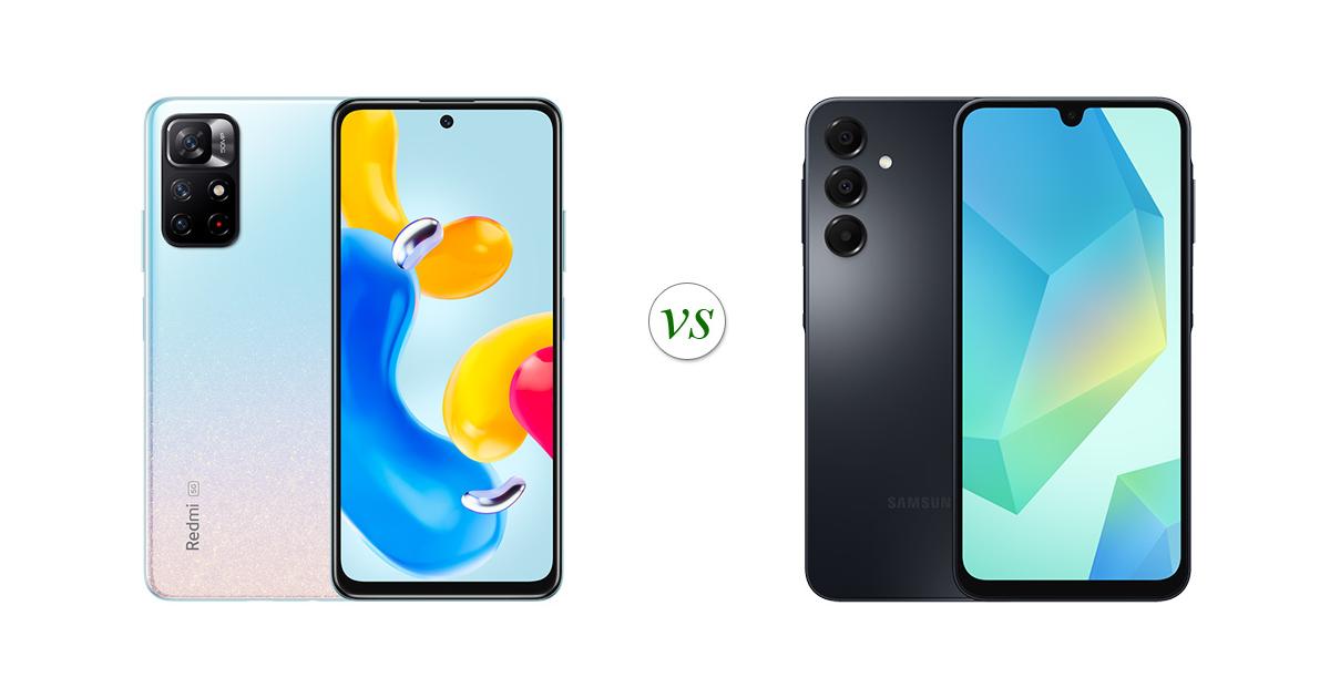 Xiaomi Redmi Note 11s 5G vs SAMSUNG Galaxy A16 LTE: Side by Side Specs ...
