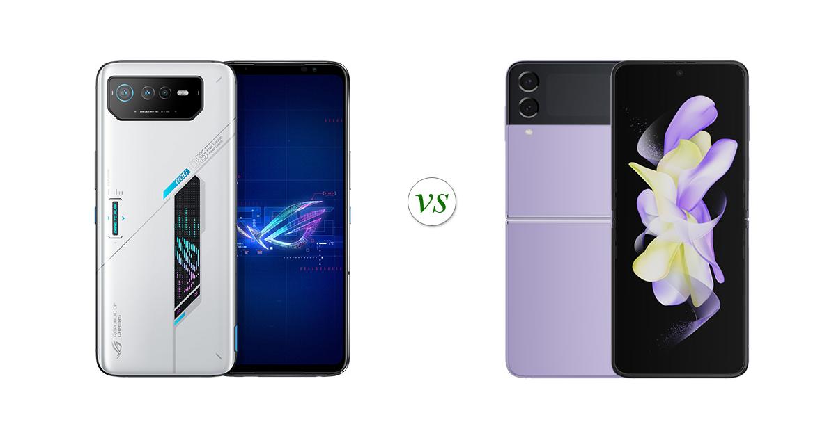 ASUS ROG Phone 6 vs Samsung Galaxy Z Flip 4: Side by Side Specs Comparison